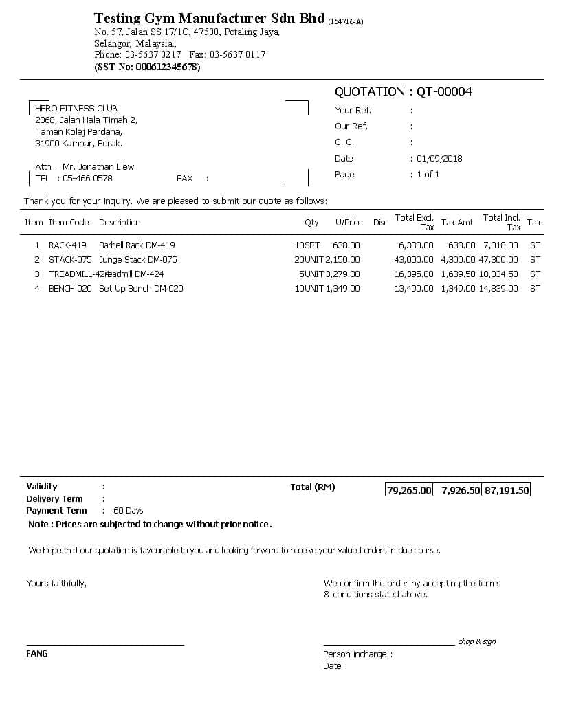SQL Report Templates | Everest Systems Sdn Bhd