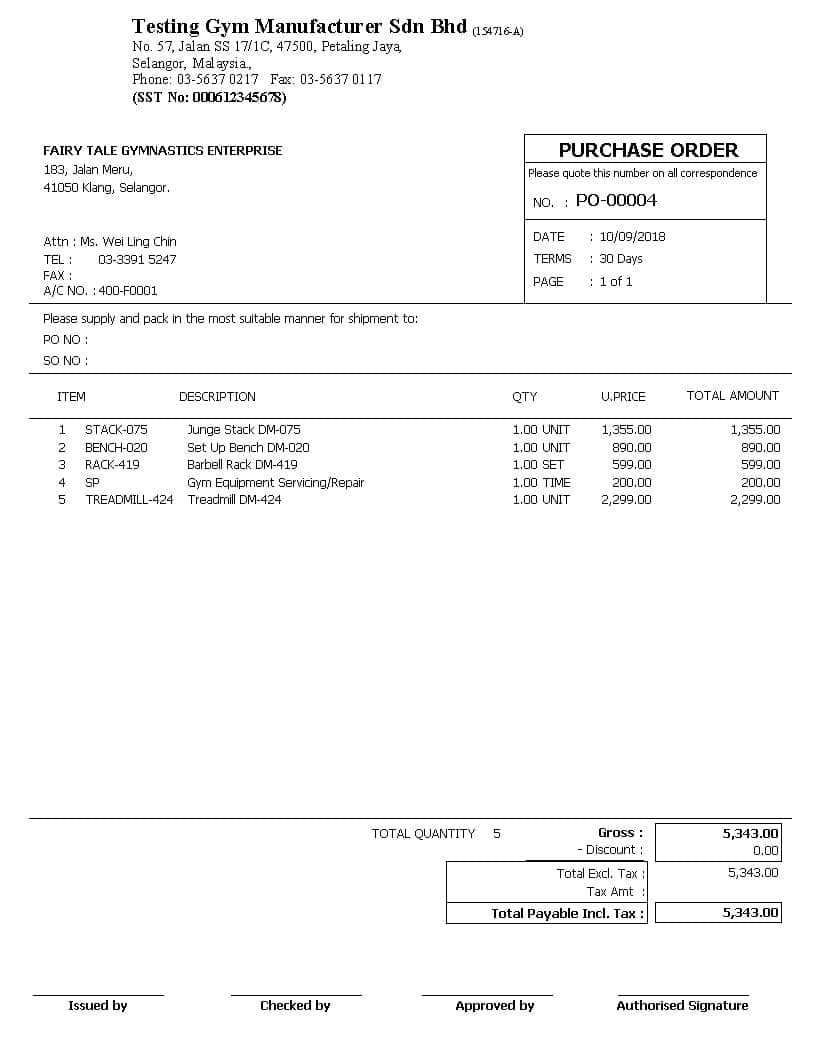 SQL Report Templates | Everest Systems Sdn Bhd