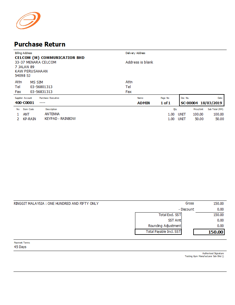 SQL Report Templates | Everest Systems Sdn Bhd