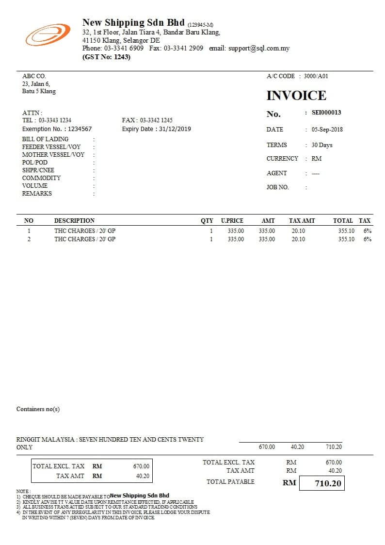 SQL Report Templates | Everest Systems Sdn Bhd