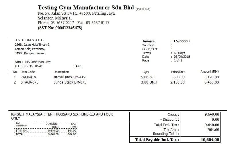 SQL Report Templates | Everest Systems Sdn Bhd