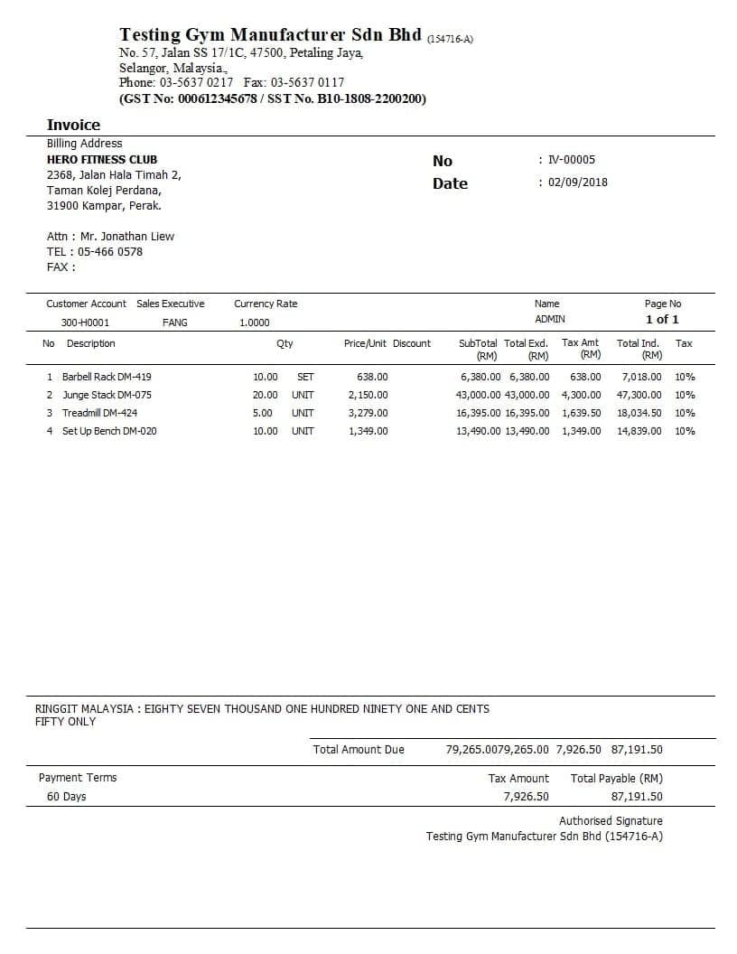 SQL Report Templates | Everest Systems Sdn Bhd