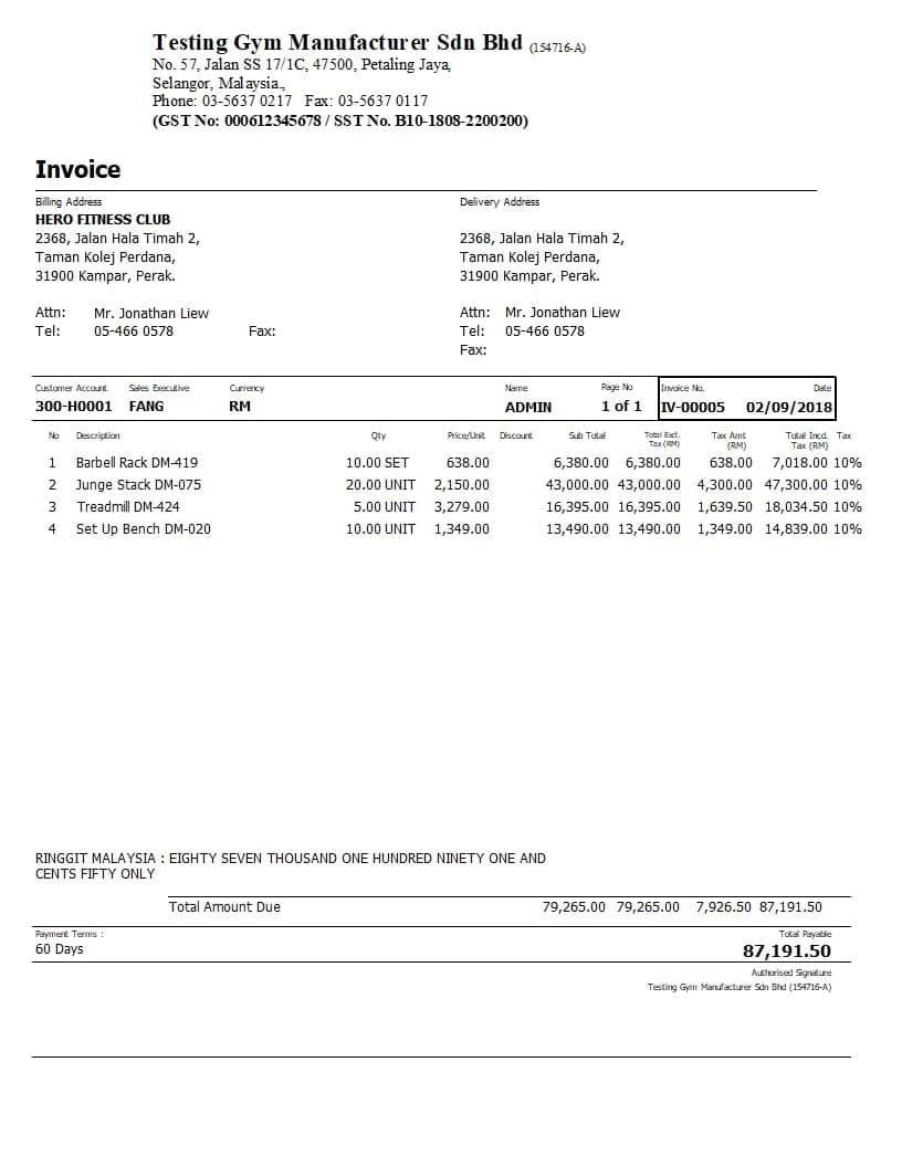 SQL Report Templates | Everest Systems Sdn Bhd